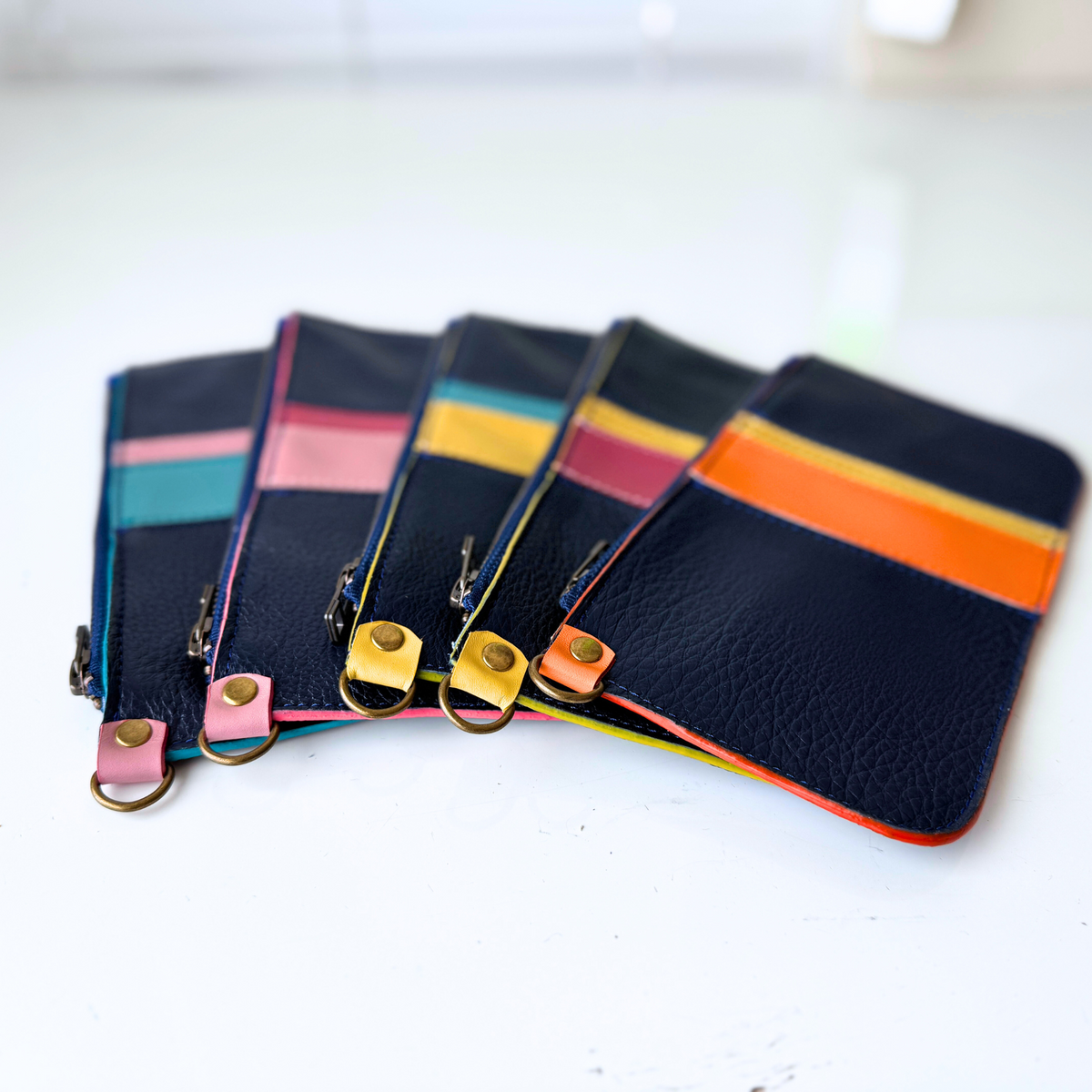 Zipper Pouches: Pastel Stripes – Jenny N. Design