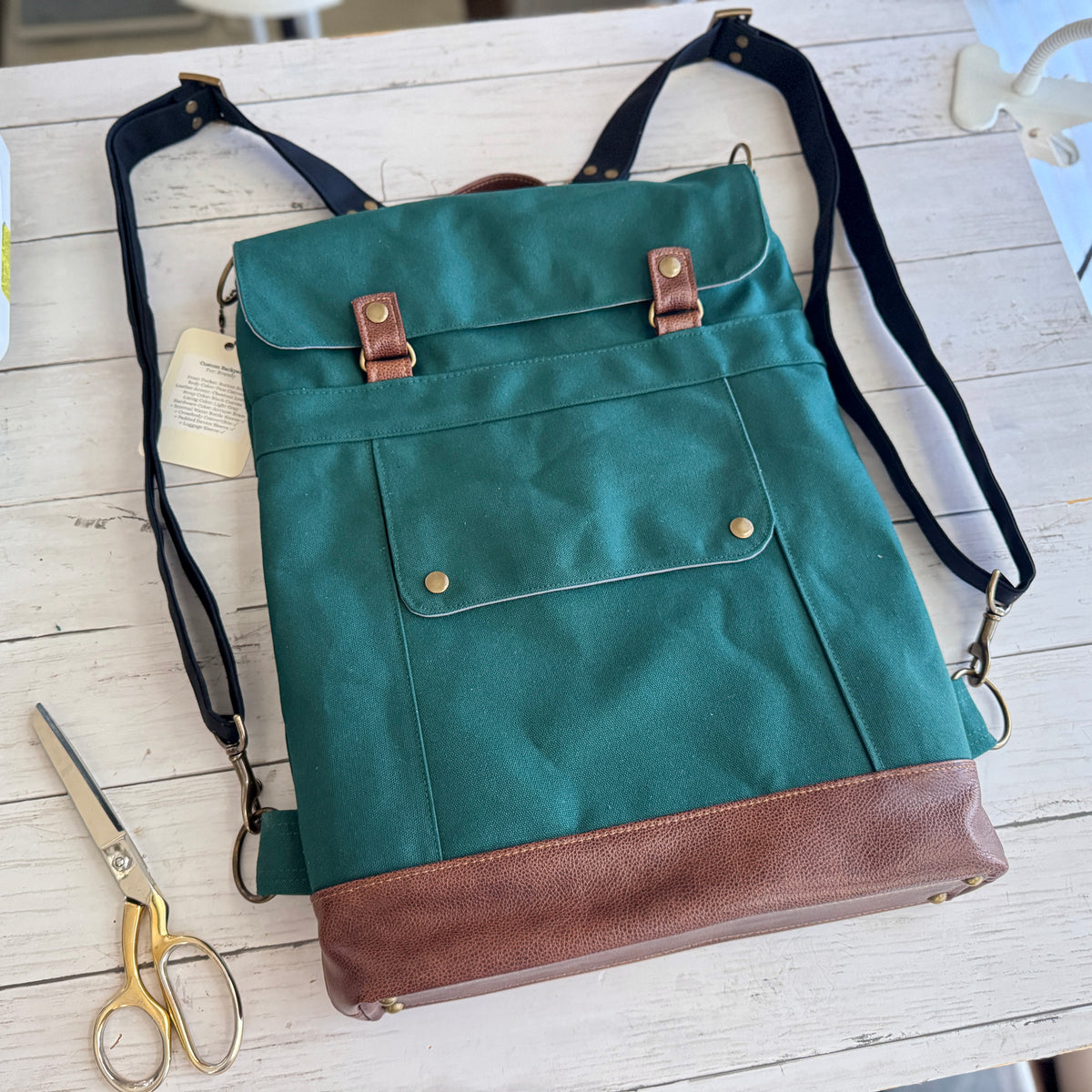 Backpack in Pine, Chestnut, Black – Jenny N. Design