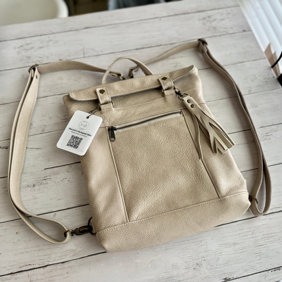 Backpack Mini in Wheat – Jenny N. Design