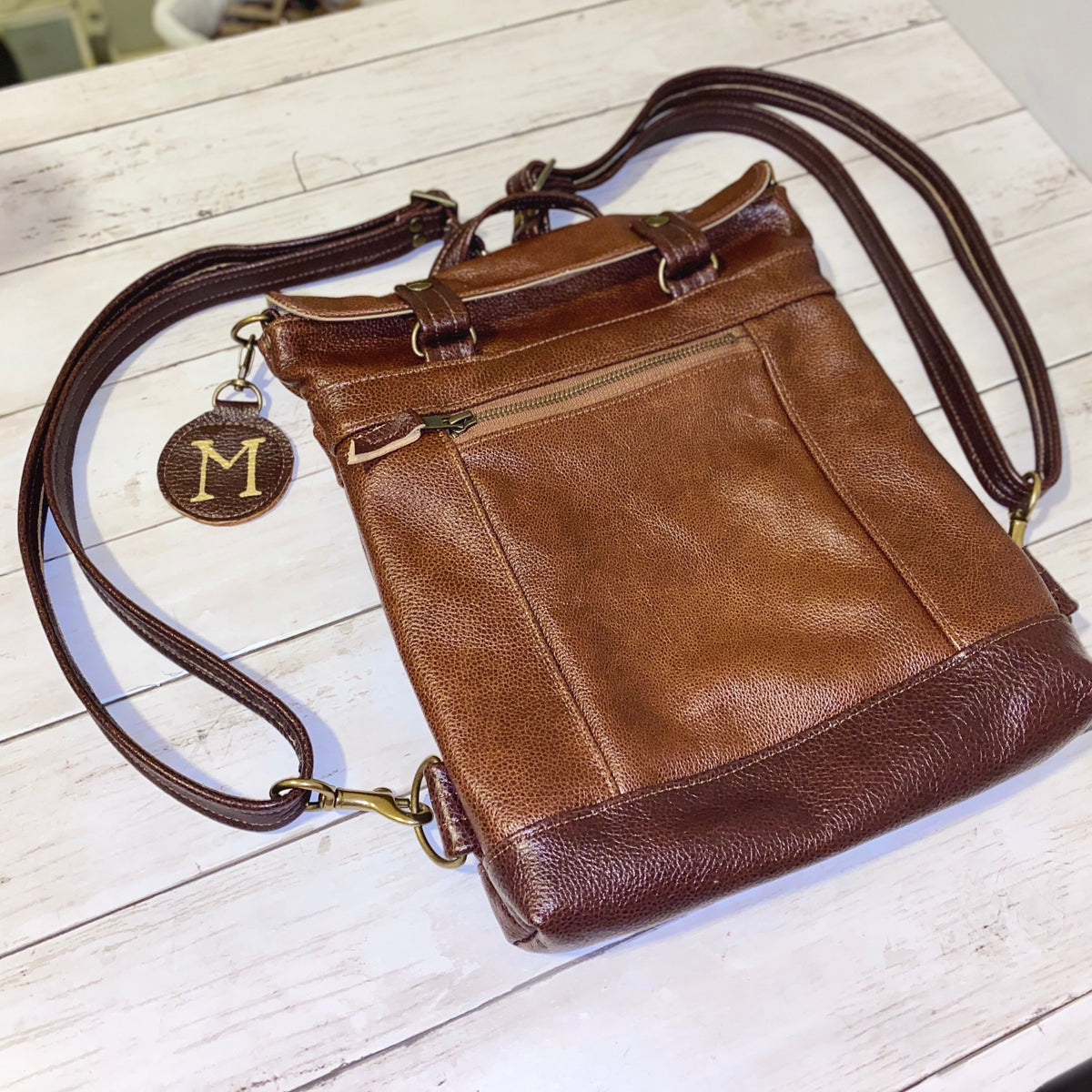 Backpack Mini in Chestnut, Dark Roast – Jenny N. Design