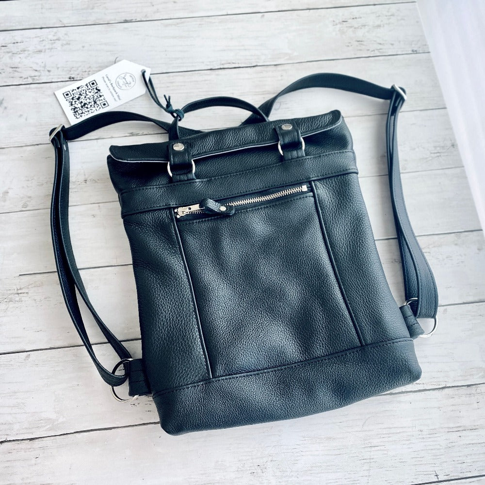 Backpack Mini in Onyx – Jenny N. Design